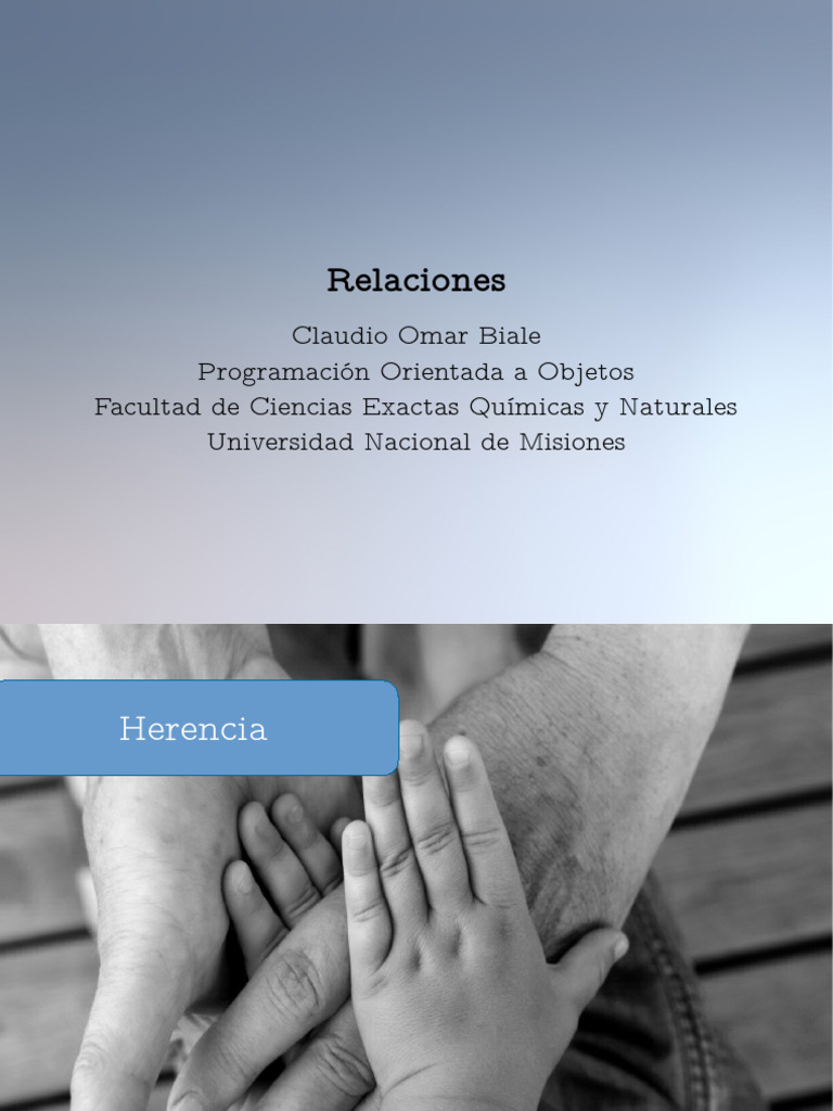 Relaciones - Parte 2 | PDF | Herencia (Programación Orientada a Objetos) | Constructor ...