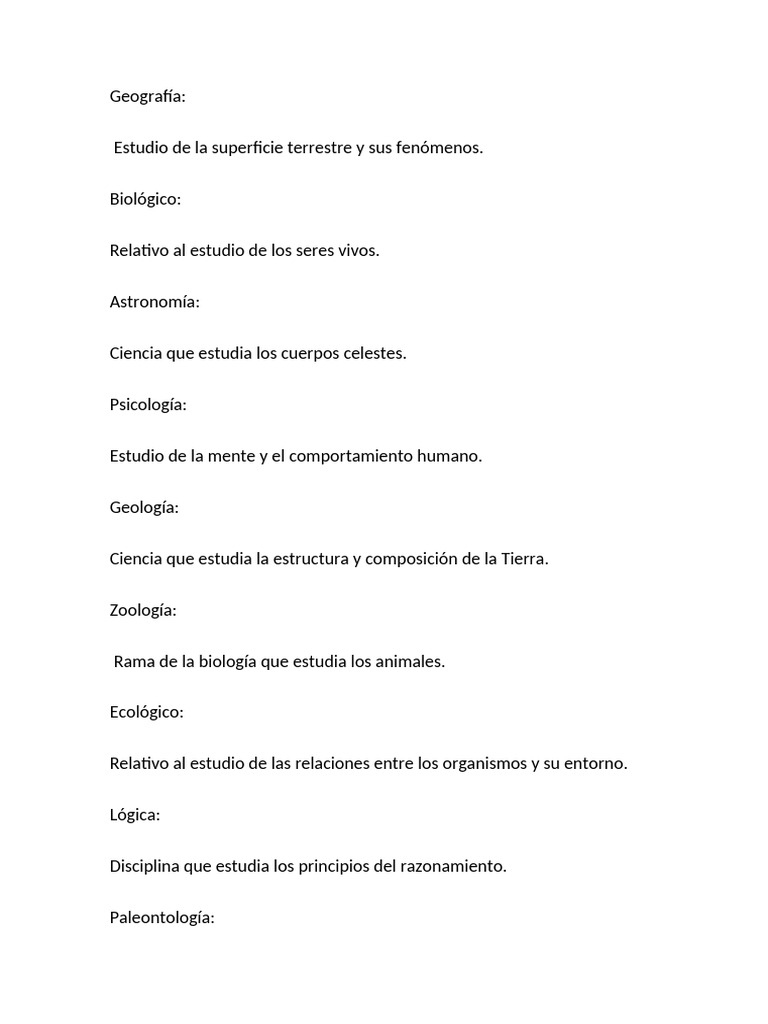 SUFIJOS Y PREFIJOS GEO LOGÍA Geografía | PDF