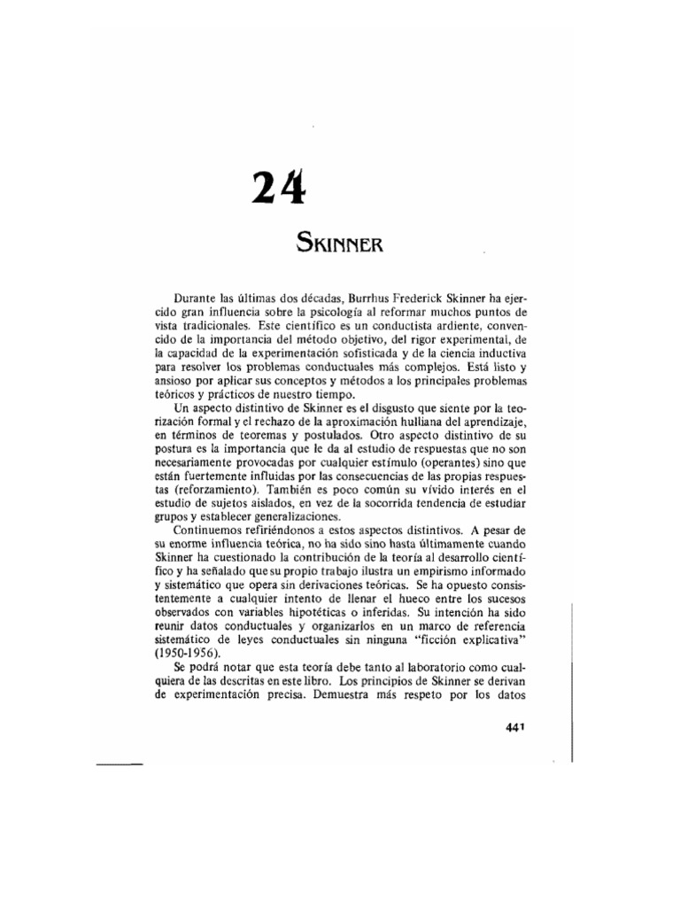 Skinner | PDF