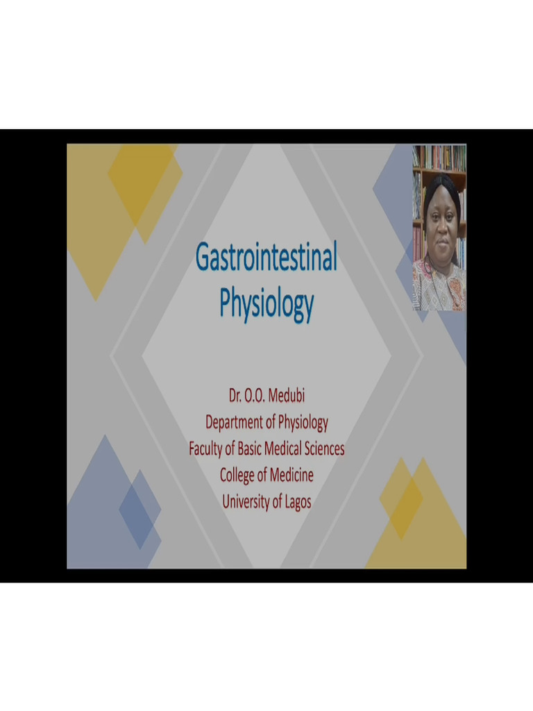 PHYSIOLOGY GIT Movement | PDF