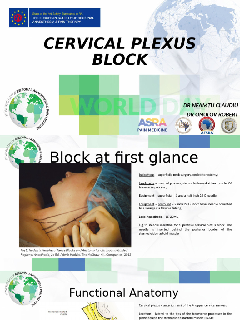 Cervical Plexus Block | PDF | Neck | Anesthesia