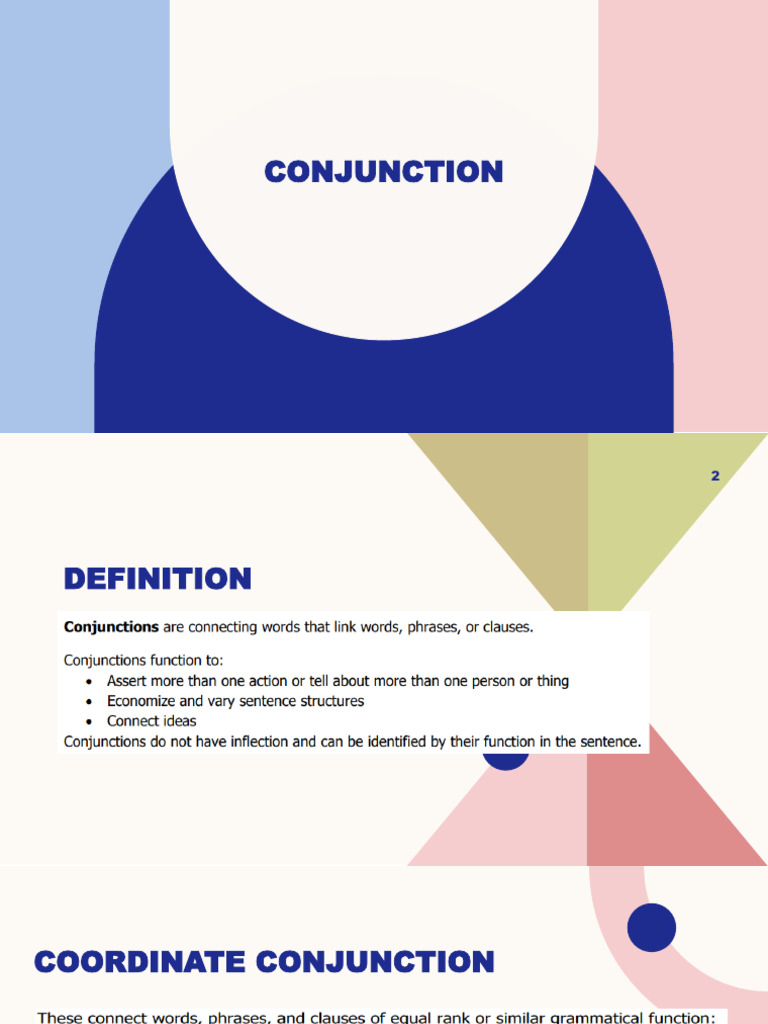 Conjunction | PDF