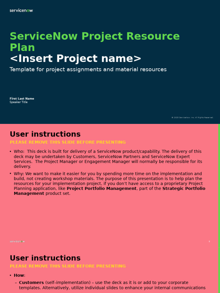 Project Resource Plan Template | PDF | Logistics | Computing