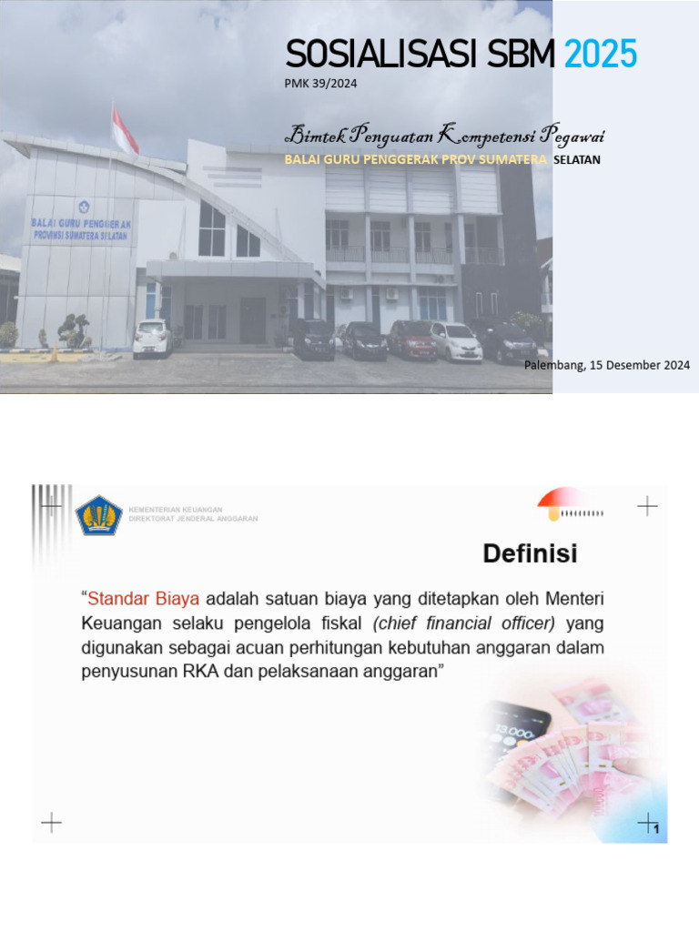 Paparan Sosialisasi PMK SBM 2025 | PDF