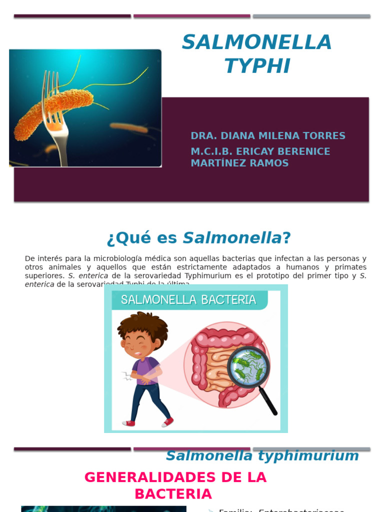 9 Salmonella Typhi | PDF | Salmonela | Diarrea