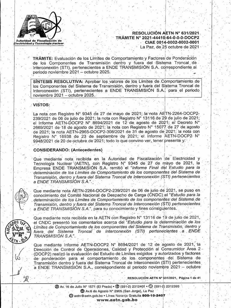 Aetn-r-0631!27!21-A Limites de Comportamiento Et | PDF