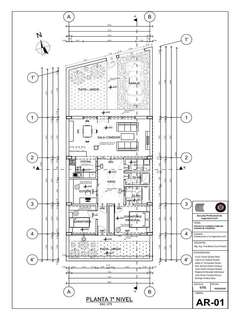 A3 - Planos Metrados Uc | PDF | Ingeniería | Ingeniero civil