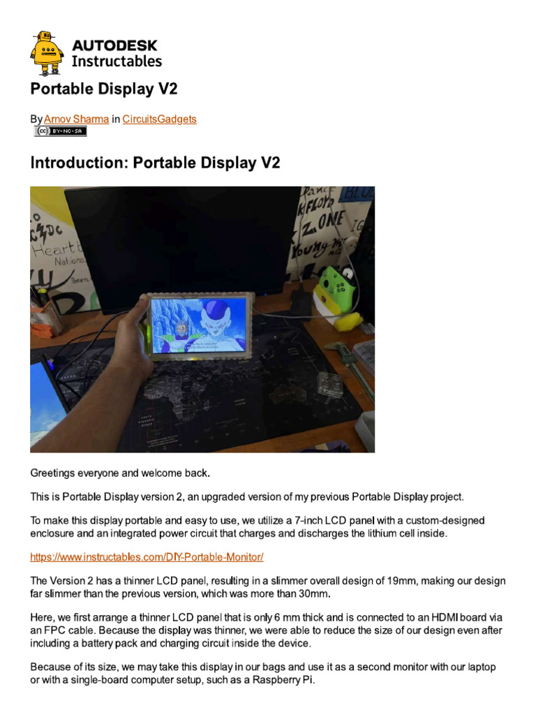 Portable Display V2 | PDF