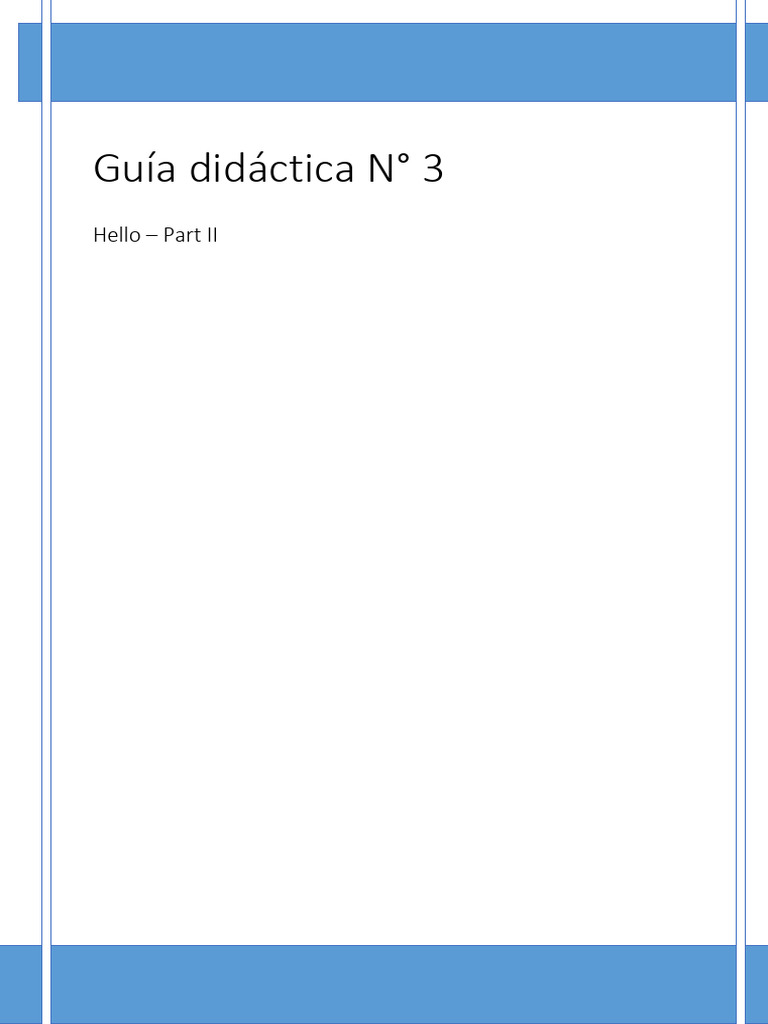 Guía didáctica 2 | PDF