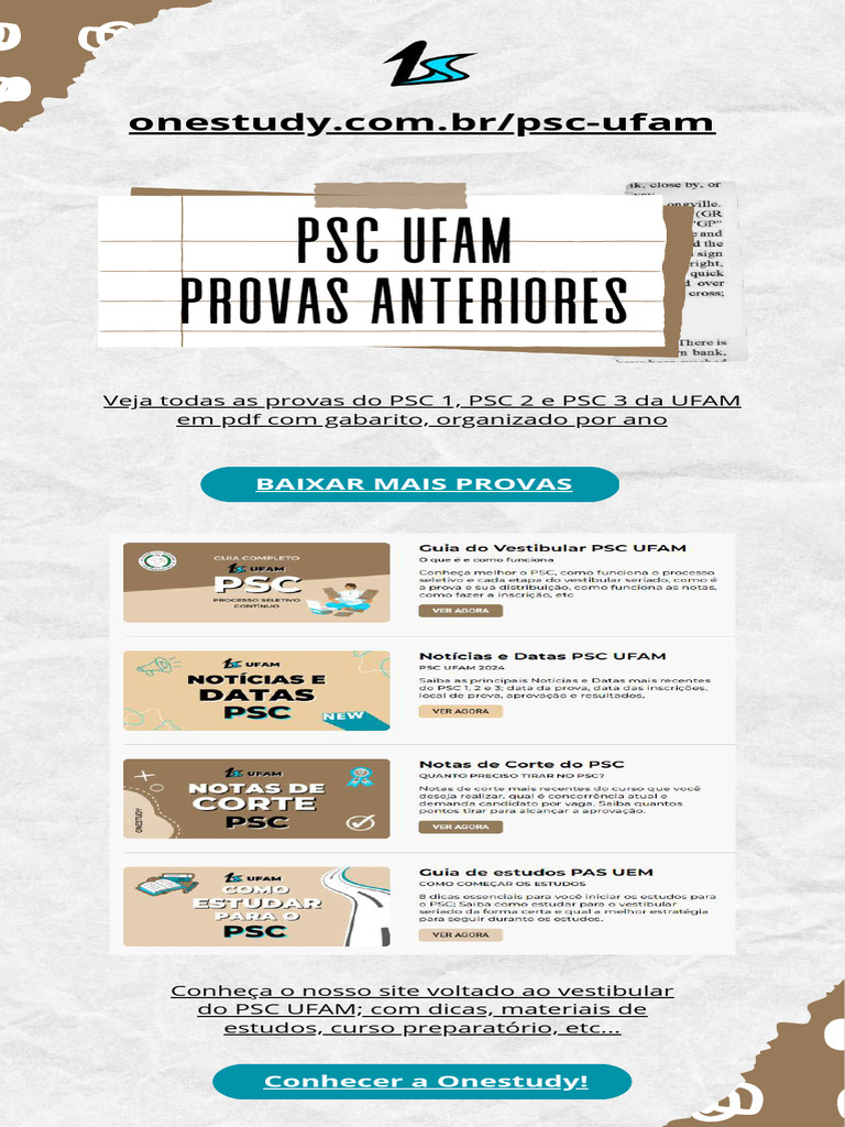 PSC 3 2024 Ufam | PDF | Poesia