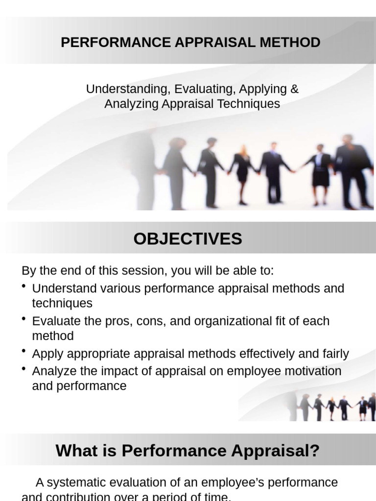 Performance Appraisal Method | PDF | Performance Appraisal | Psychology