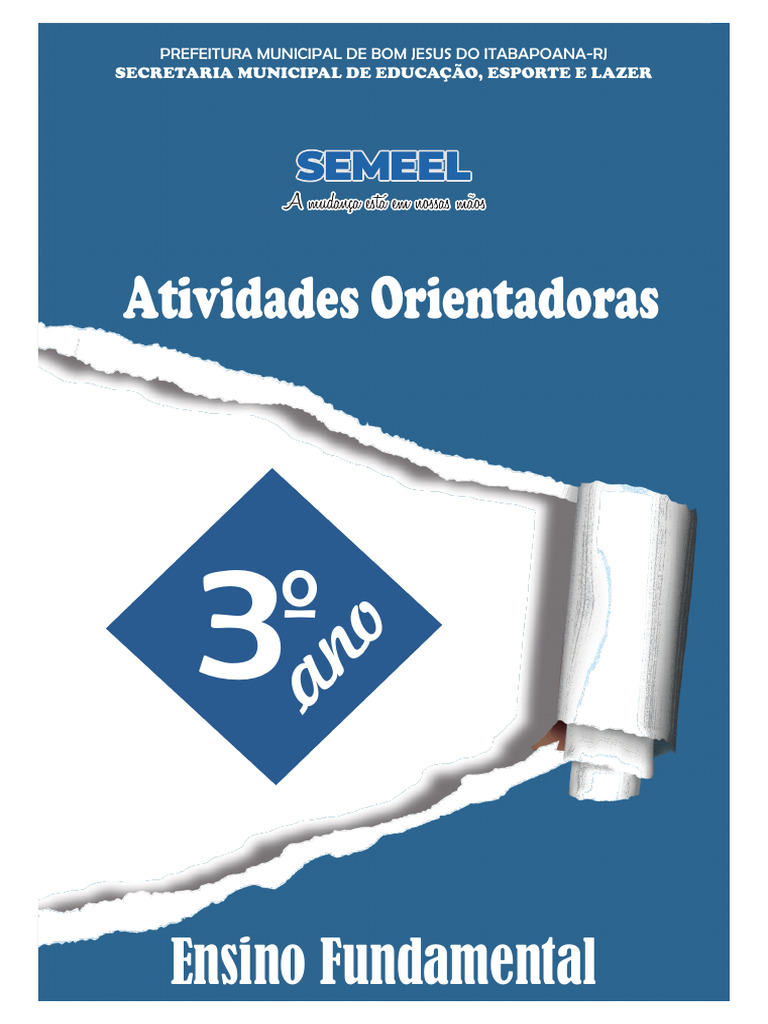 ATIVIDADES-3o-ANO-3a-SEMANA - PRONOMES | PDF | Pronome | Plural