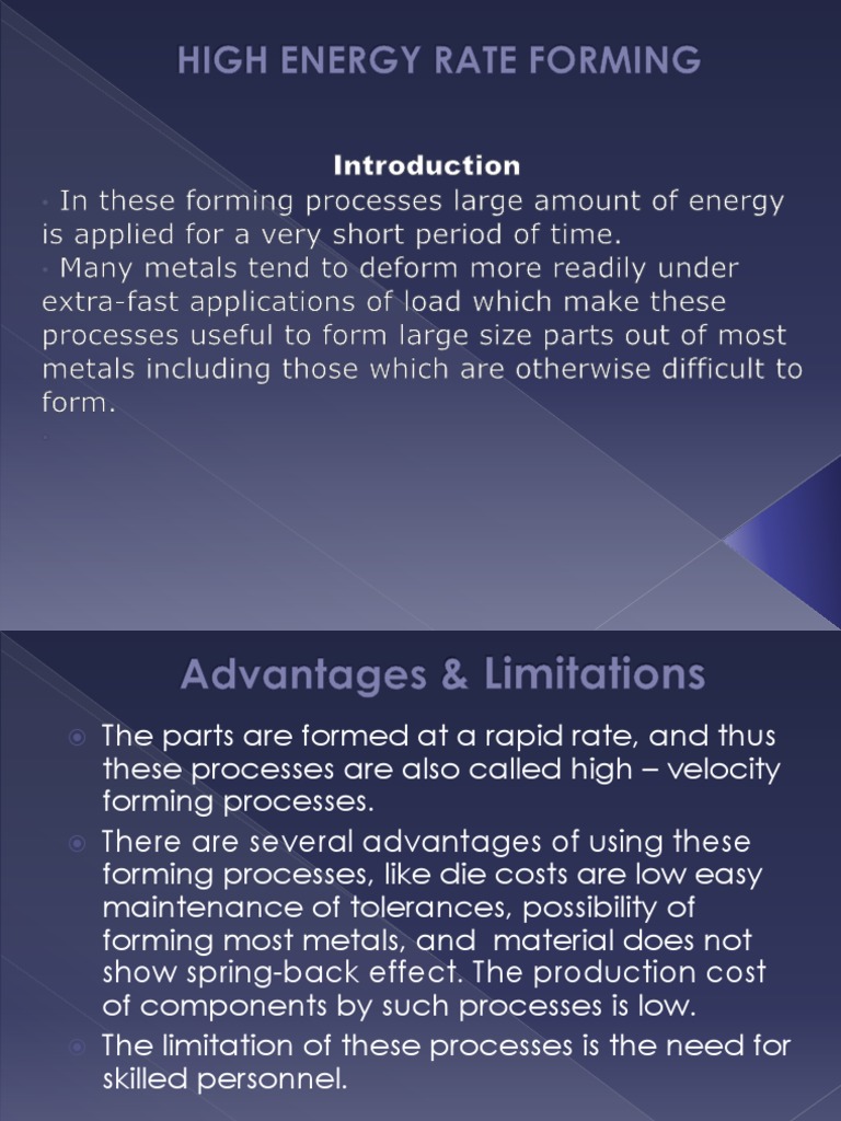 High Energy Rate Forming | PDF | Explosive Material | Explosion