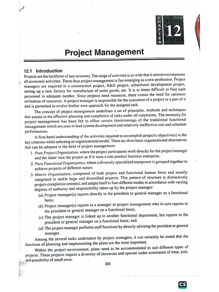 Project Management | PDF