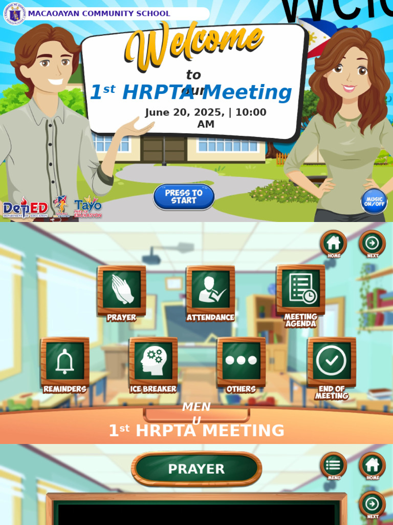 Hrpta Meeting Interactive PPT Template | PDF