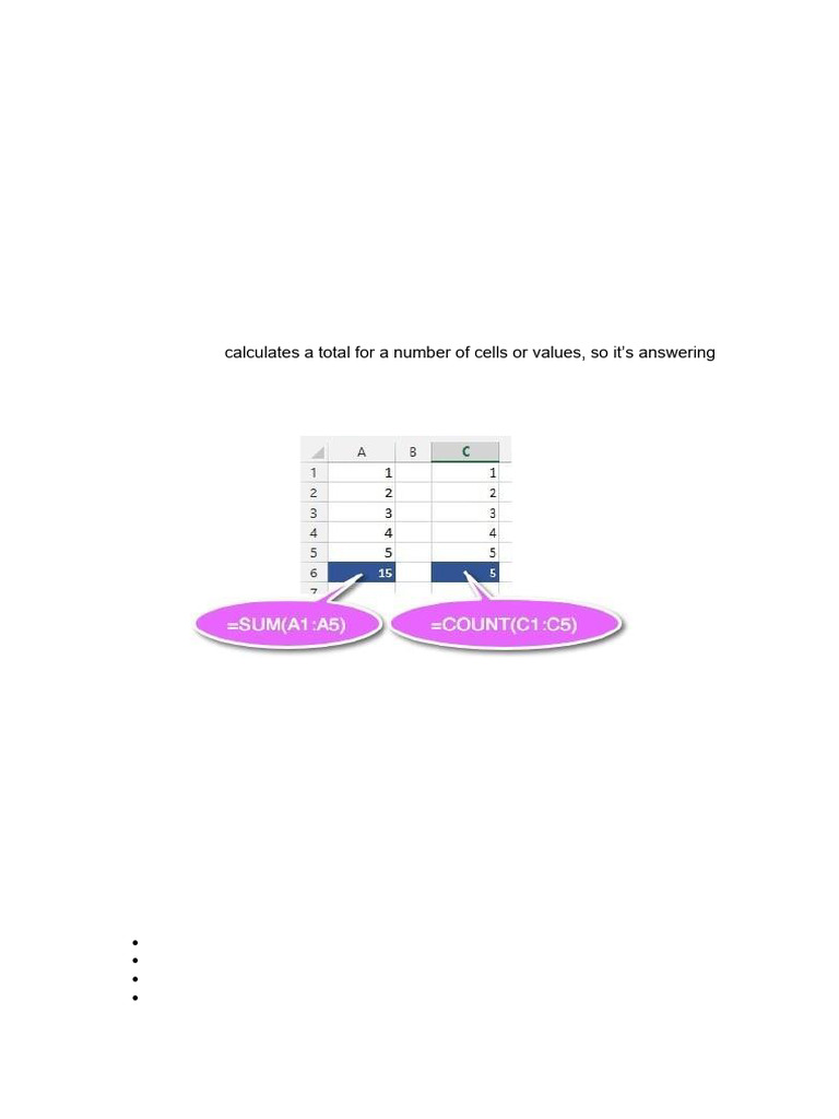 Unit 5 - 9. When To Use Count Vs Sum Vs Counta Vs Countblank Vs Countif ...