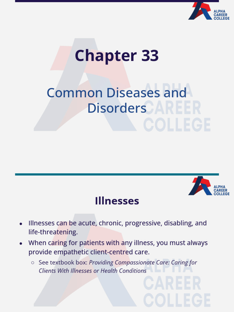 Chapter - 033 - Common Diseases and Disorders | PDF | Arthritis | Cancer
