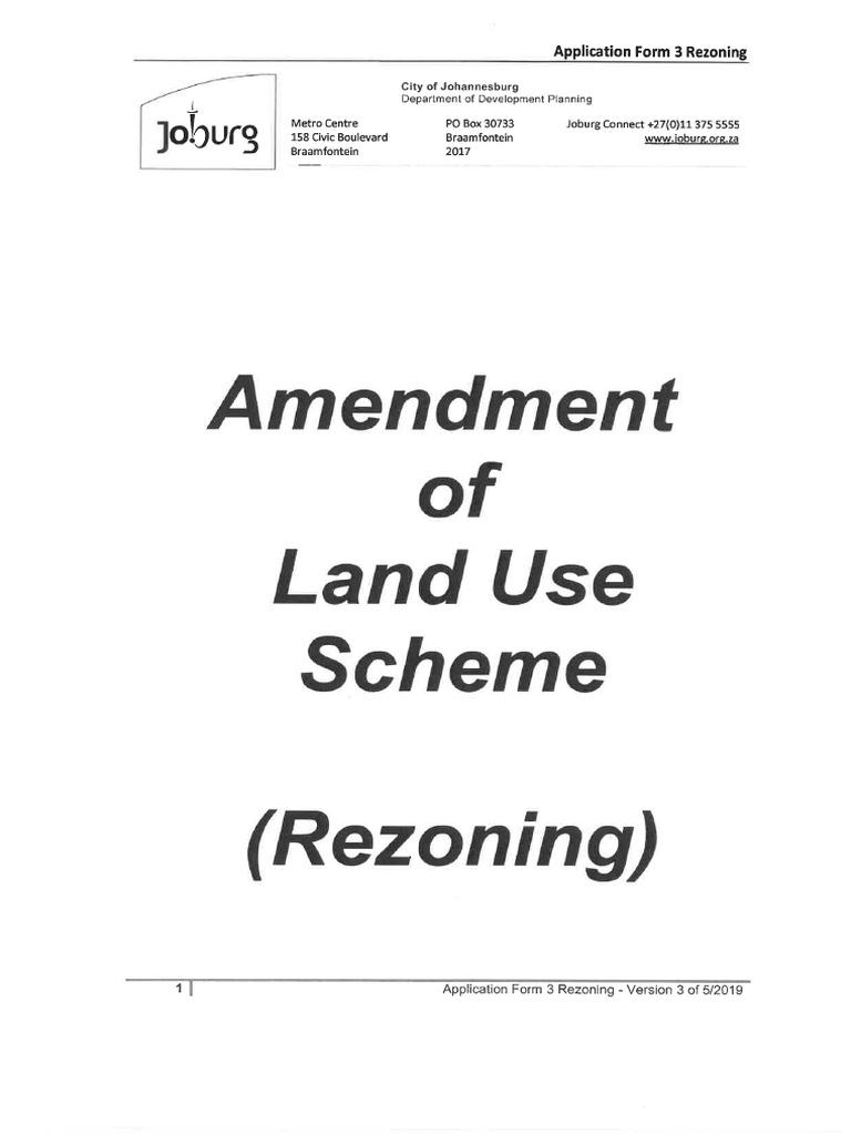 Form 3 Rezoning | PDF