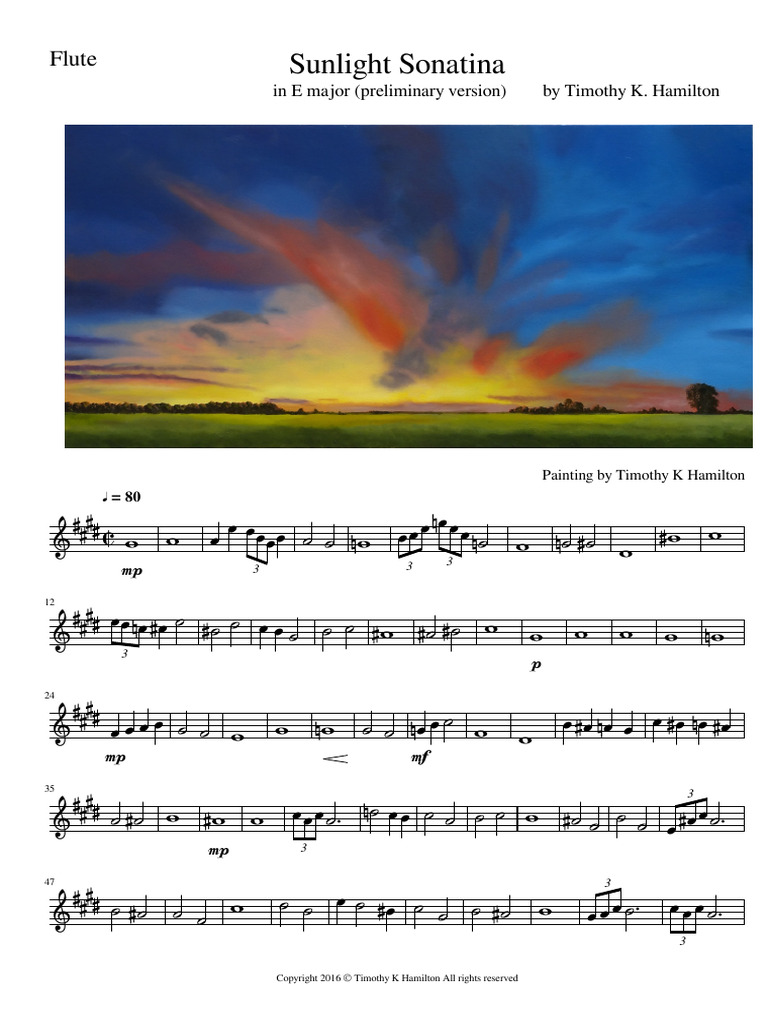 Sunlight Sonatina | PDF