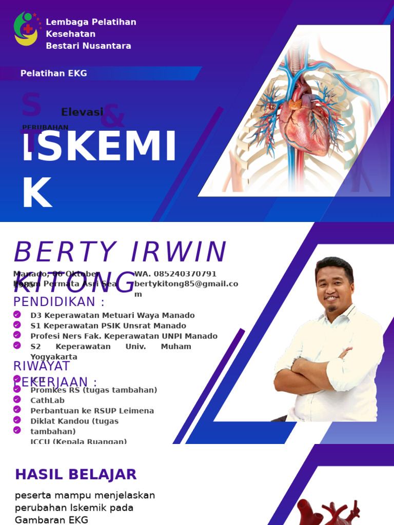 MPI 8. EKG ST Elevasi & Perubahan Iskemik - LPKBN | PDF