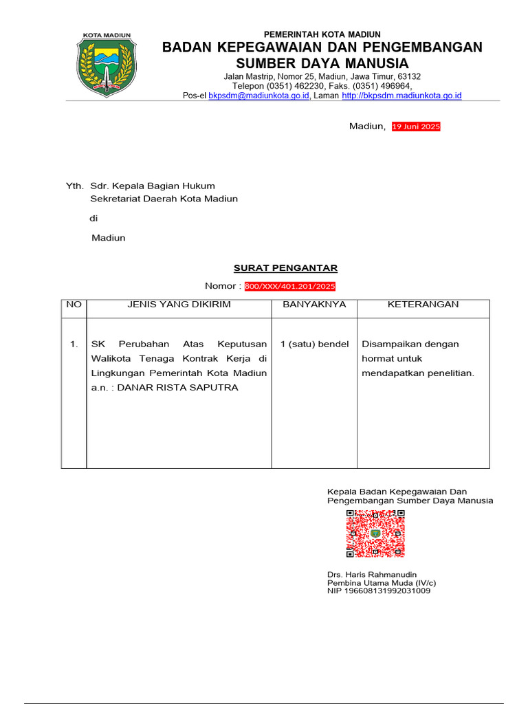 20250619091604pengantar SK 3 Kolom | PDF