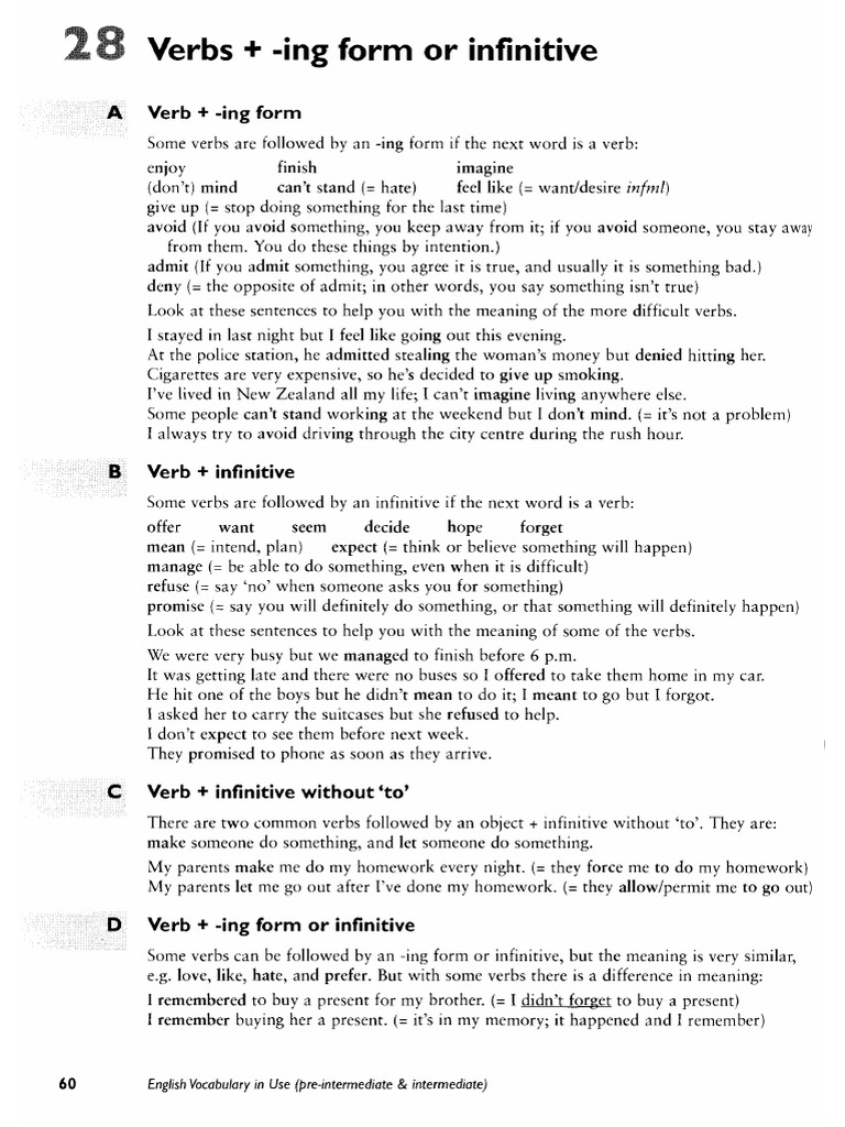 Meeting - 8 - Part of Speech (Verb+Ing or To, Adjective | PDF