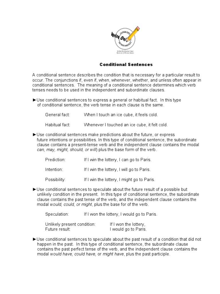 Conditional Sentence | PDF | Foreign Language Studies