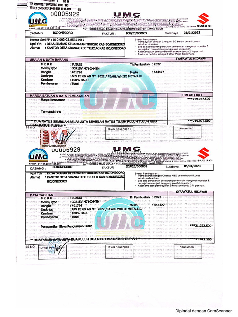 Bukti Pembayaran - Nur Ulfa | PDF