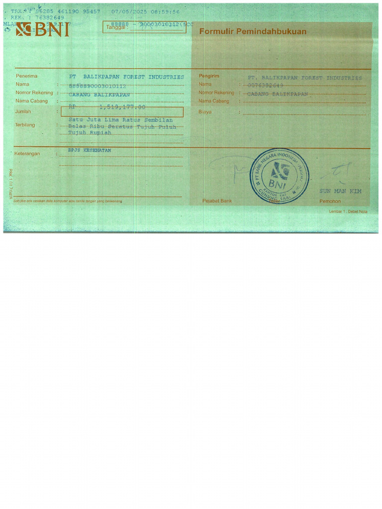 Bfi - Bpjes Kes 1.519.177 | PDF