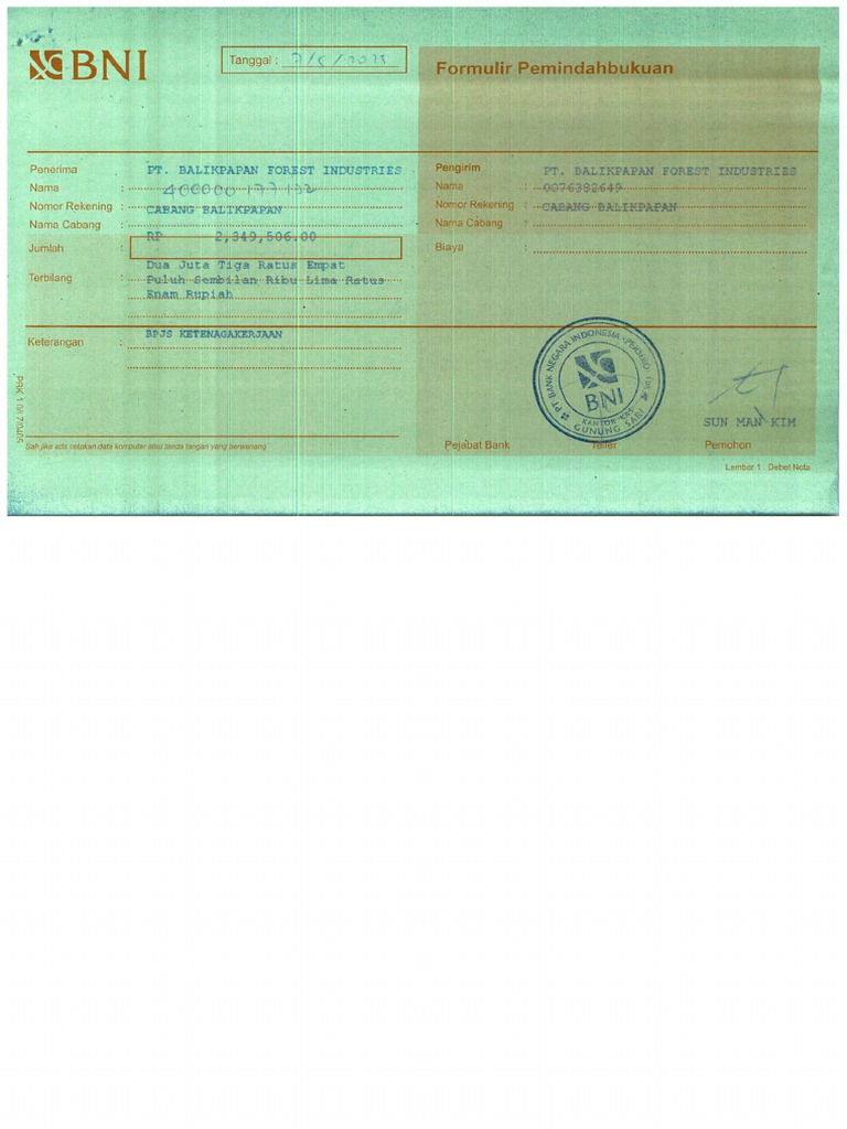 Bfi - Bpjes Ket 2.349.506 | PDF