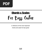 4 String Bass Fretboard Notes Chart | PDF