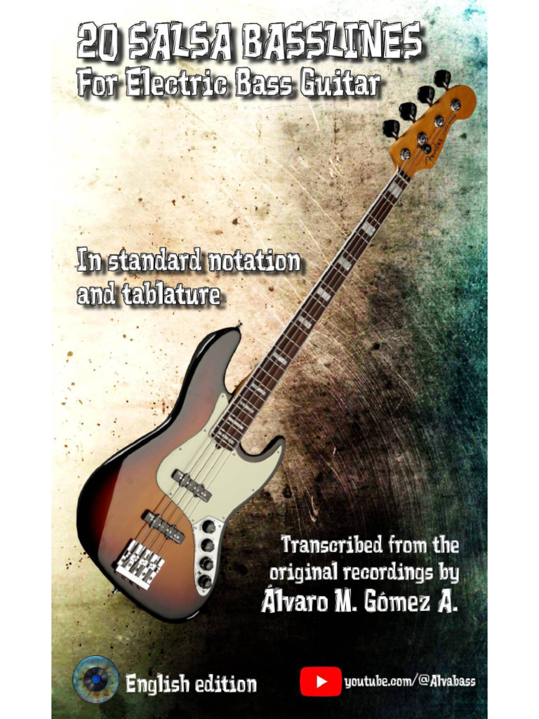 20 Salsa Basslines for Electric Bass | PDF | String Instruments ...