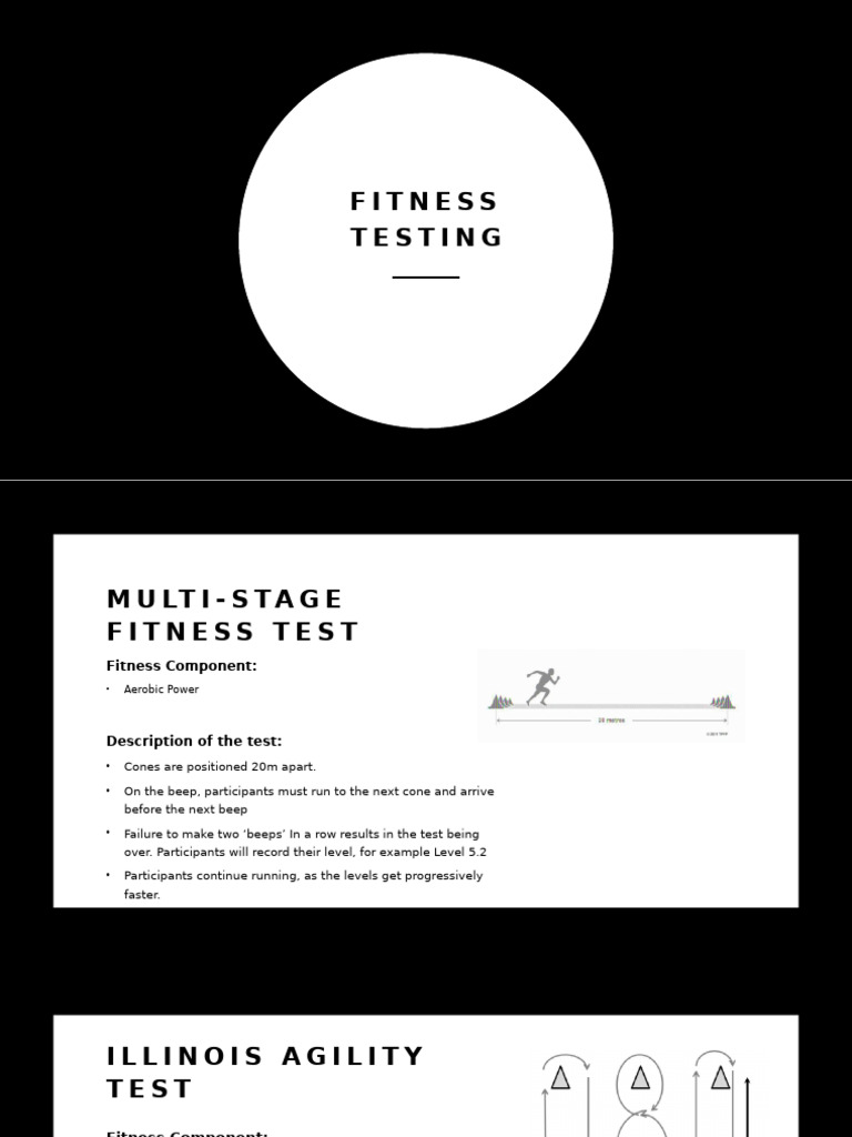 Fitness Testing Protocols and Components | PDF