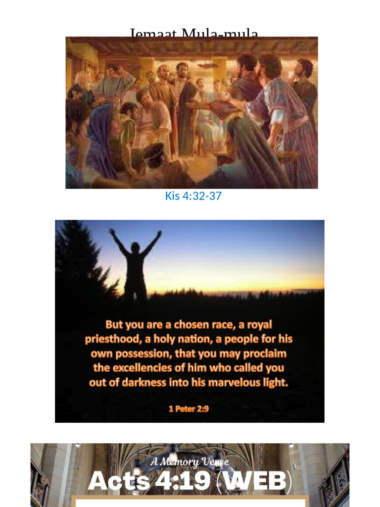 Ciri Jemaat Mula-Mula | PDF