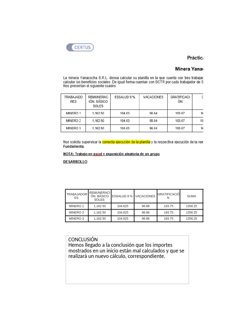 Libro1 SEMANA 6 Resuelto | PDF