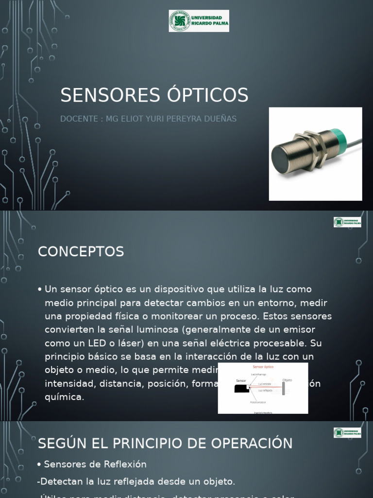 Sensores Ópticos. (Cap5-F) | PDF | Óptica | Sensor
