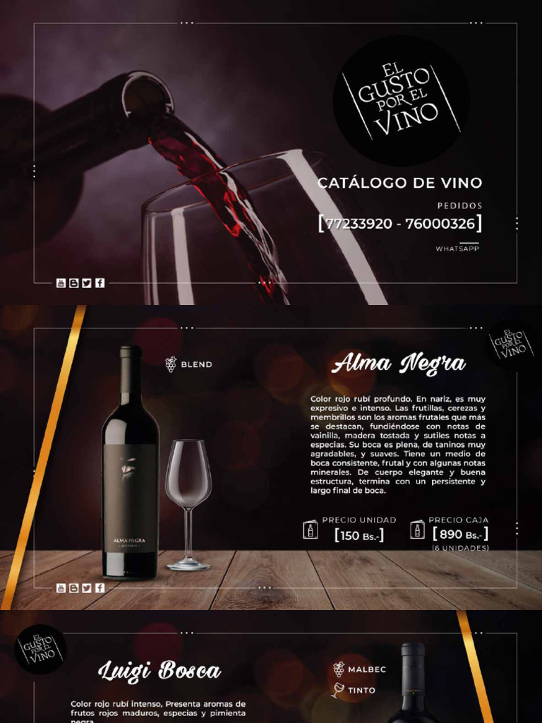Catalogo Vinos | PDF