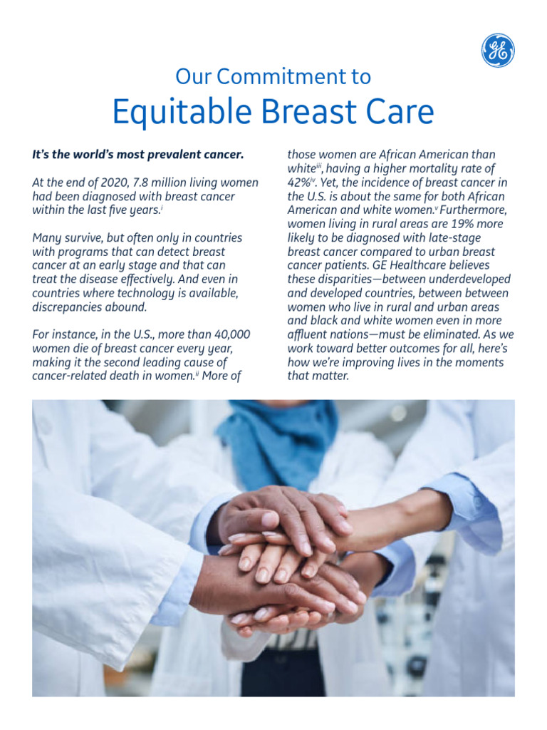 Brochure Equitable Breast Care Final - JB01225XU | PDF | Mammography ...