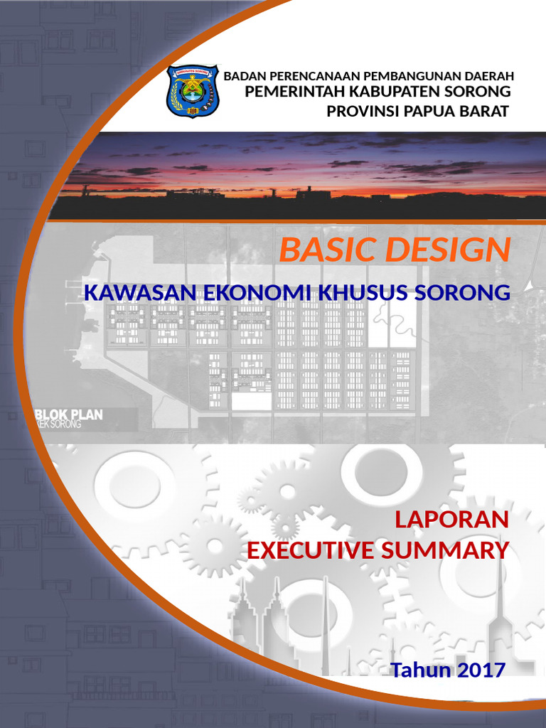 Cover Laporan Exsum Basic Design | PDF