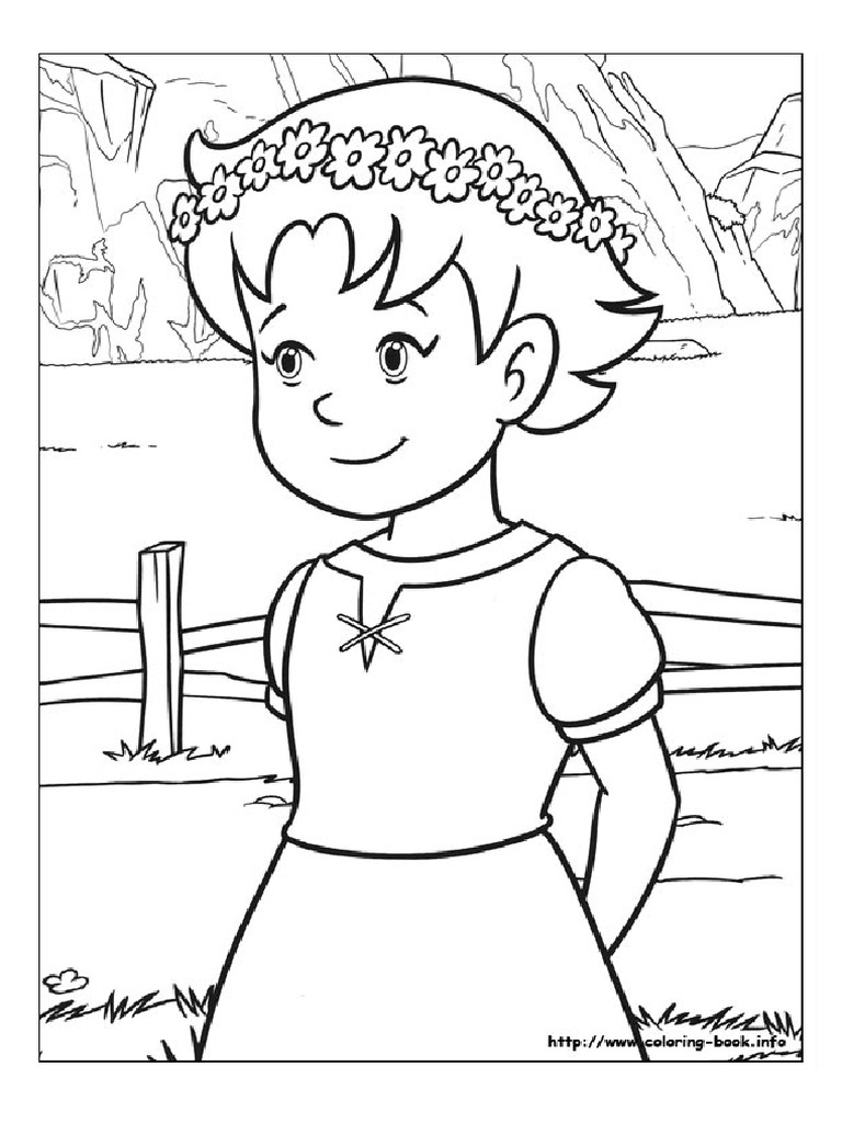Heidi Coloring Picture | PDF