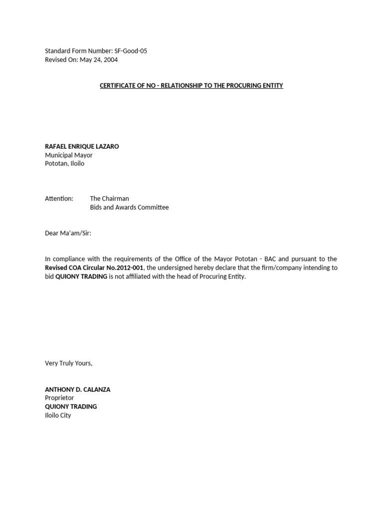 Noa, NTP and Certification For Catering | PDF