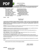 BDC SB Resolution Approving and Adopting The 3 Year BDP | PDF