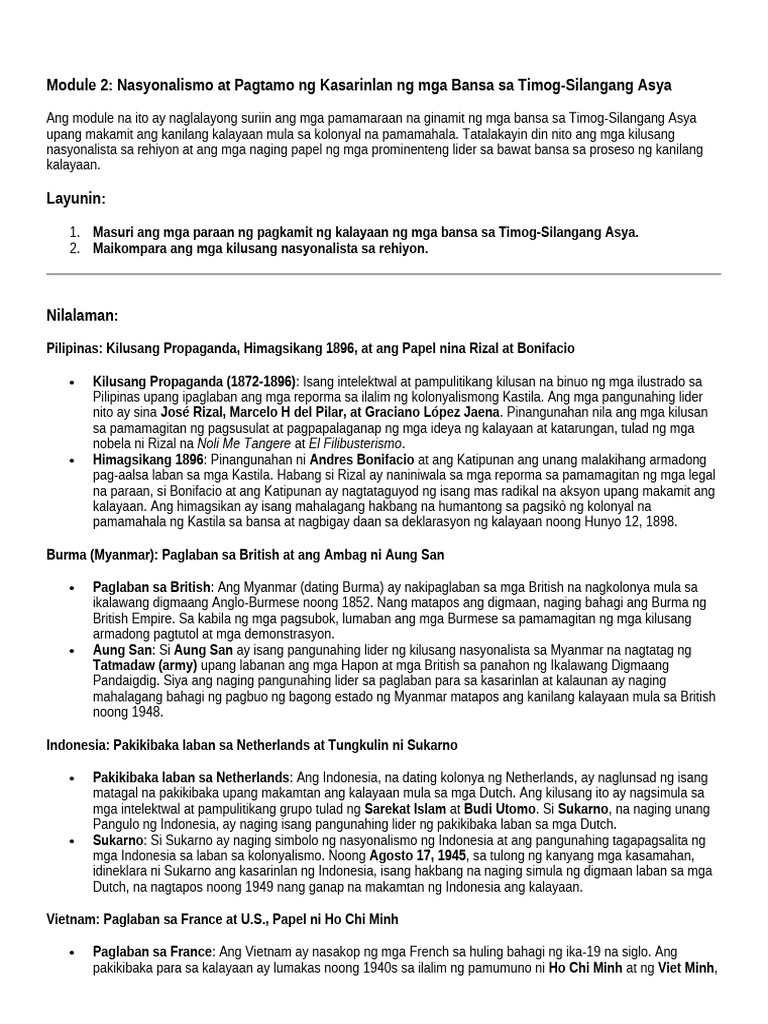 Ap Q3 Module 2 | PDF