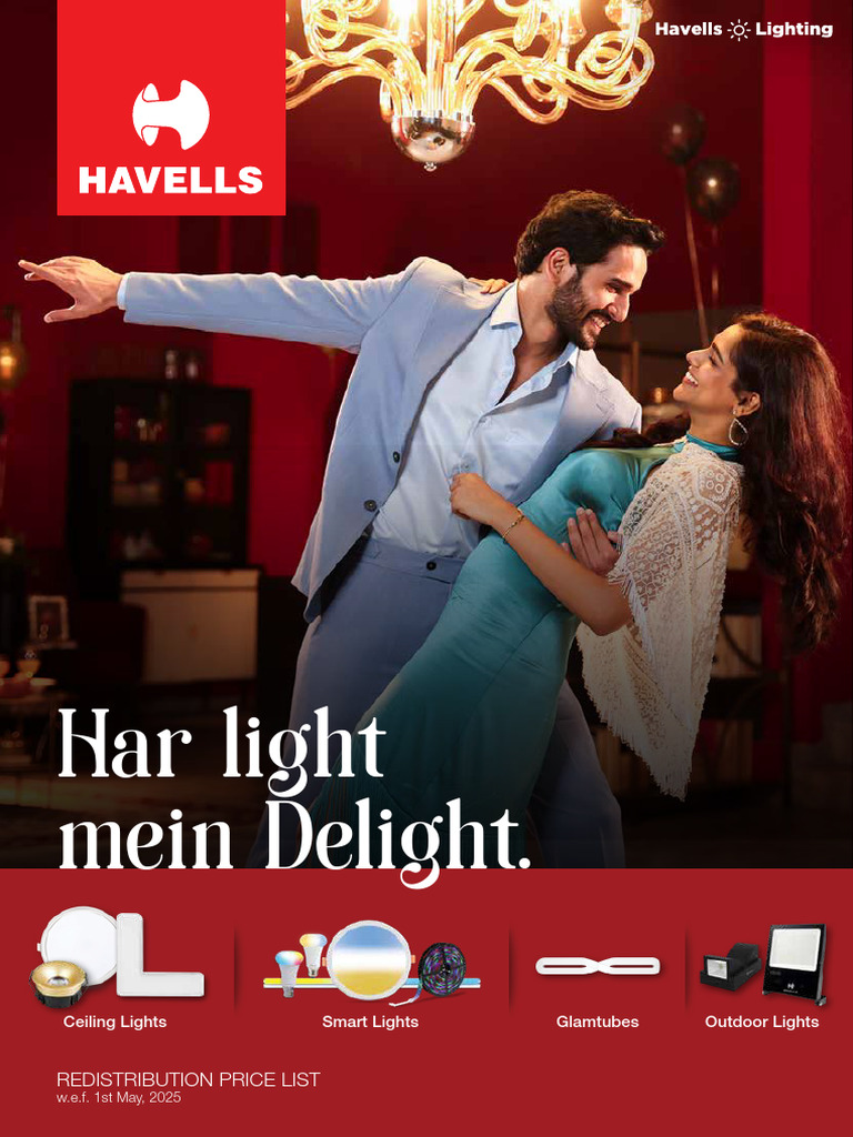 Havells Lighting Price List 2025 | PDF | Building Engineering | Equipment