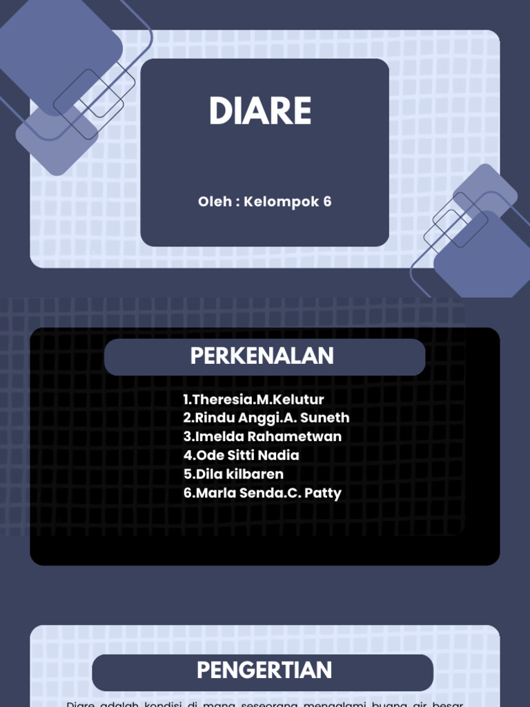 Panduan Lengkap tentang Diare: Penyebab dan Pencegahan | PDF