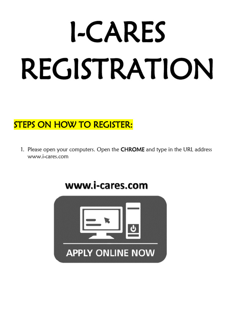 I Cares Registration Procedures | PDF | Password | Chess Theory