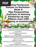 Araling Panlipunan - Paggarote Sa Gomburza | PDF