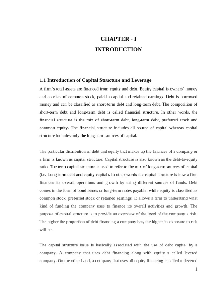 Proposal Mod | PDF | Capital Structure | Equity (Finance)
