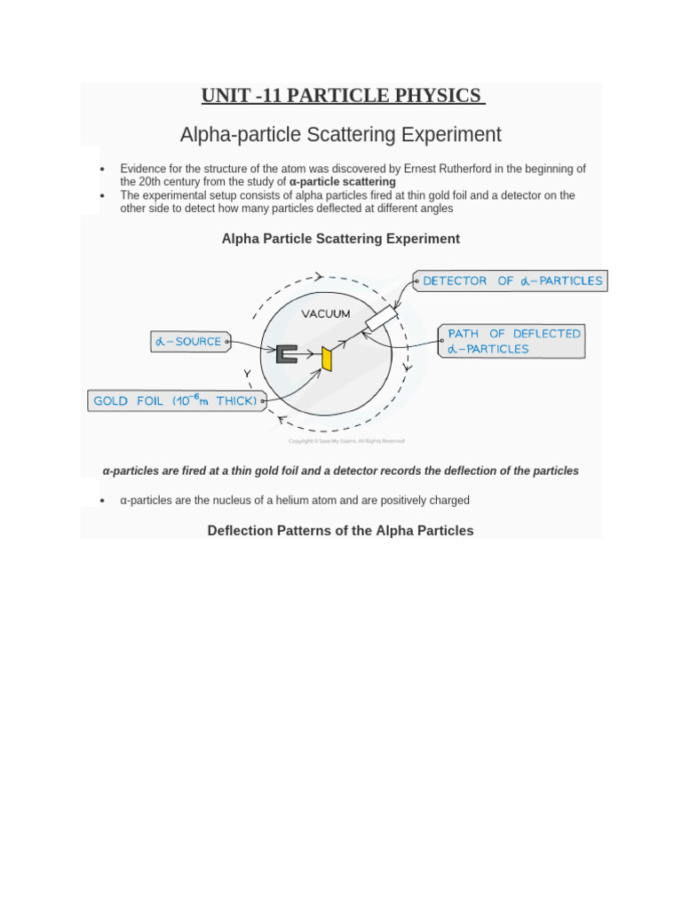 Unit 11 Particle Physics | PDF | Atomic Nucleus | Radioactive Decay