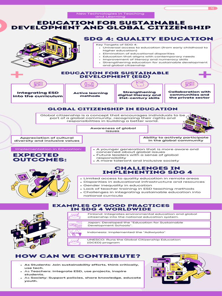 Education for Global Citizenship and Sustainability | PDF | Learning